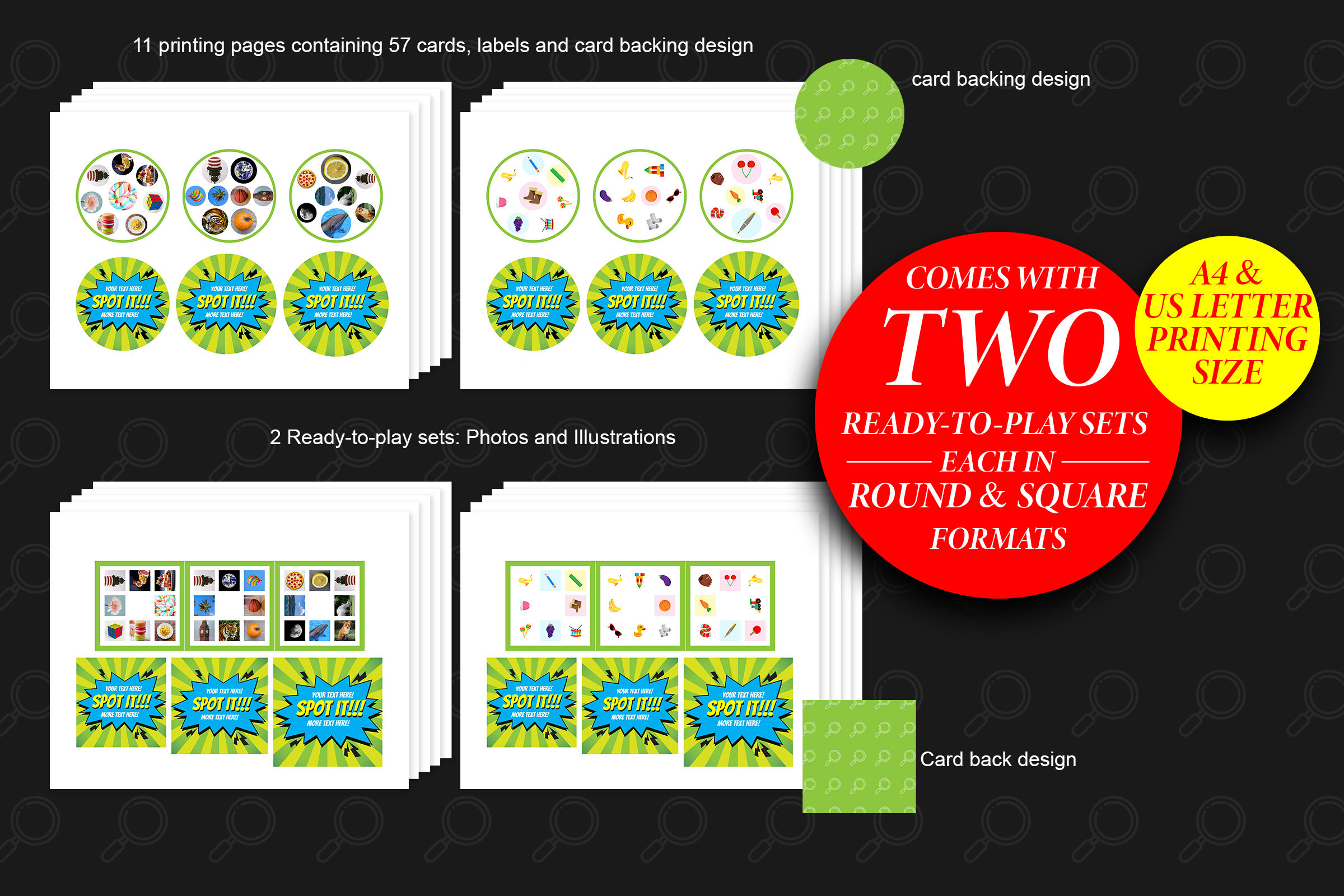 Spot It or Dobble Customise Game | Personalise Matching Activity | Seek ...