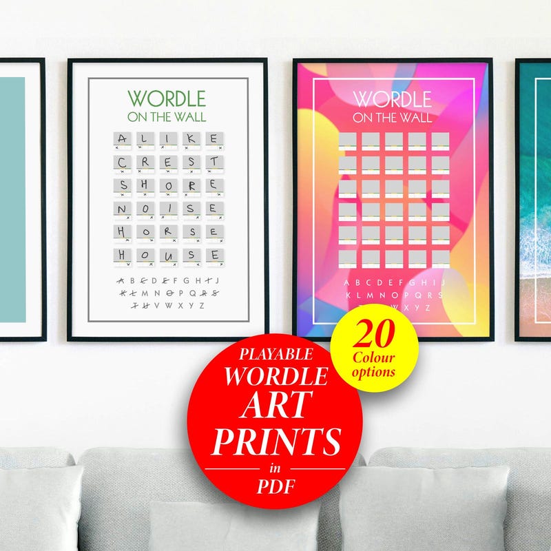 Wordle on the Wall - Etsy