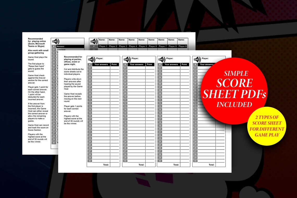 Guess That Sound Powerpoint Game Sound Quiz Sound Game Kids Party Game ...