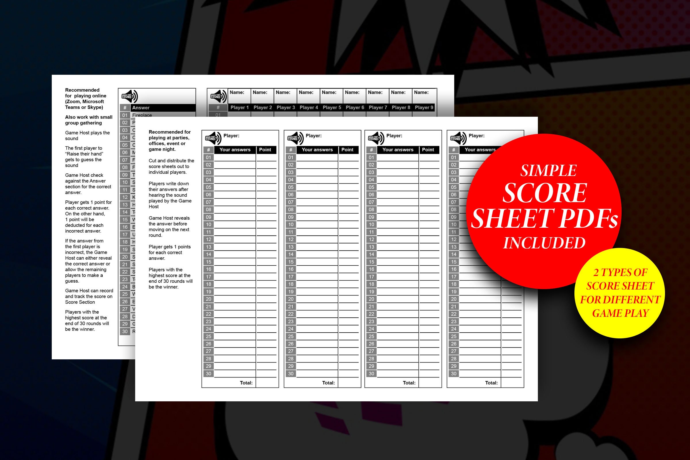 Guess That Sound Powerpoint Game Sound Quiz Sound Game Kids Party Game ...