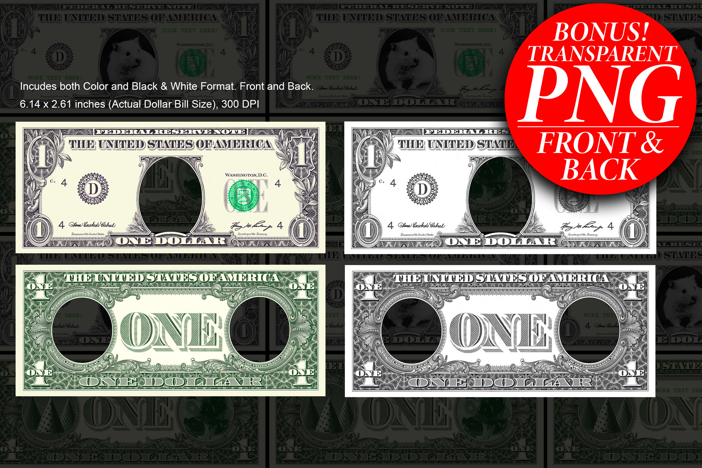Party Money, Personalise 1 Dollar Bill, Editable Party Play Money ...