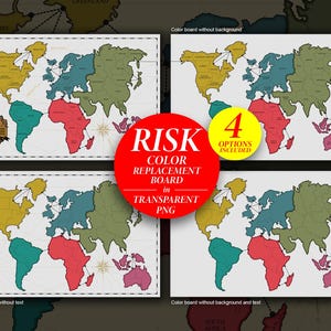 Risk Board Printable SVG JPG PNG | Make Your Own Risk Board | Risk ...
