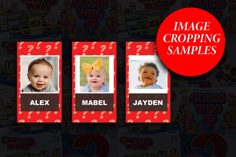 Editable Guess Who Template Make Your Own Custom Printable Game Board ...