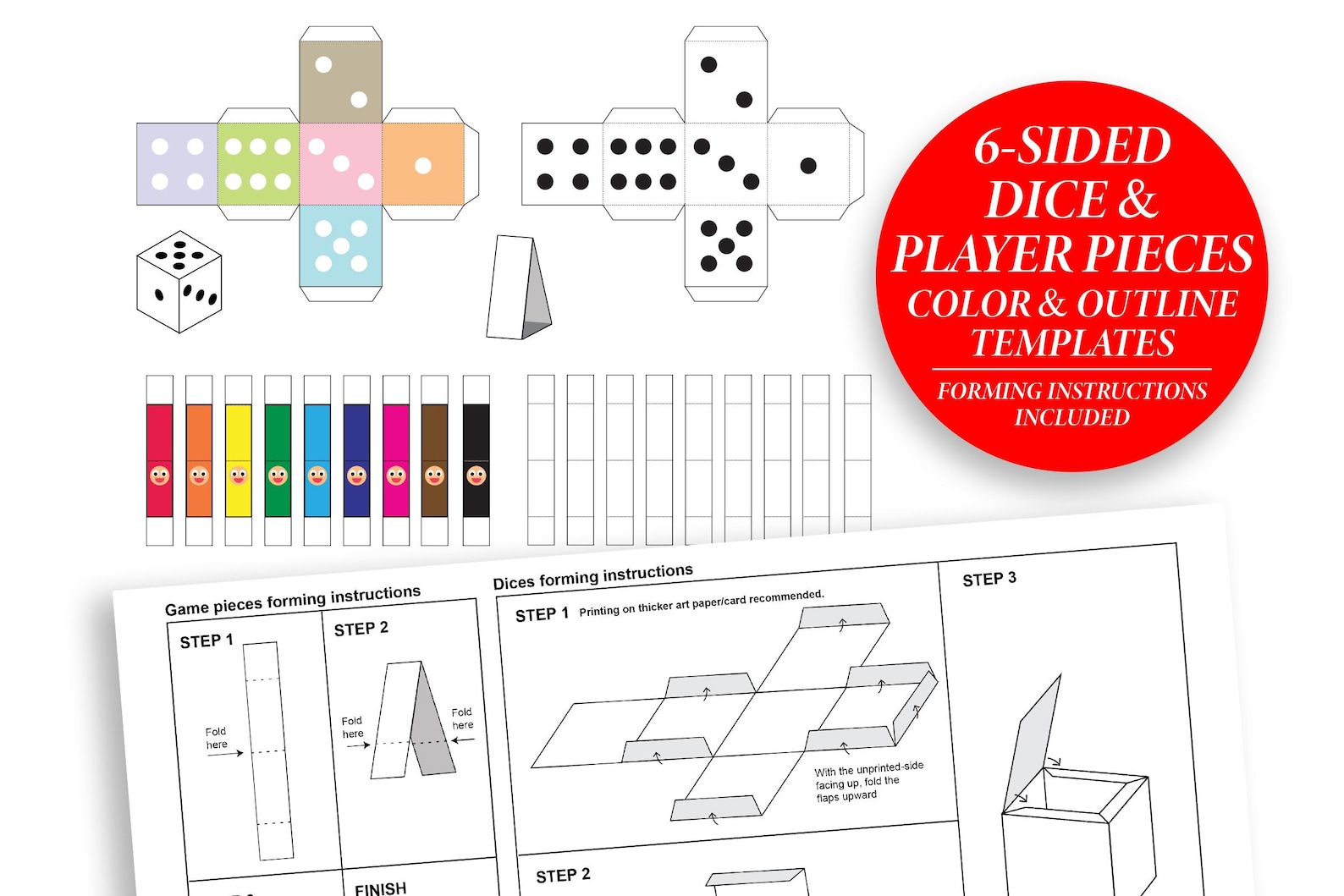 DIY Game Board Template | Blank Board | Personalise Adult Game Board ...