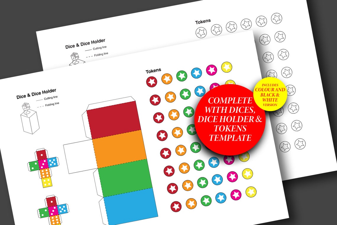 Ludo Printable Svg Pdf Eps Jpg Png Adobe Illustrator Download ...