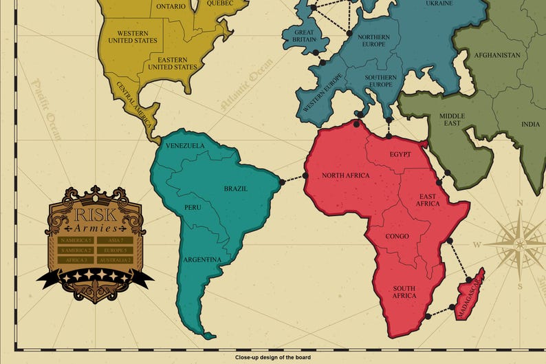 Risk Board Printable SVG JPG PNG | Make Your Own Risk Board | Risk ...