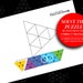 Make Ten Triangle Math Puzzle: Printable Tangram Challenge (PDF) - Etsy