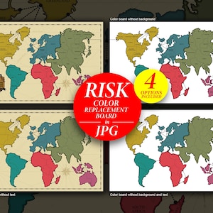Risk Board Printable SVG JPG PNG | Make Your Own Risk Board | Risk ...