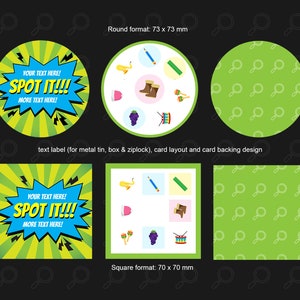 Spot It or Dobble Customise Game | Personalise Matching Activity | Seek ...