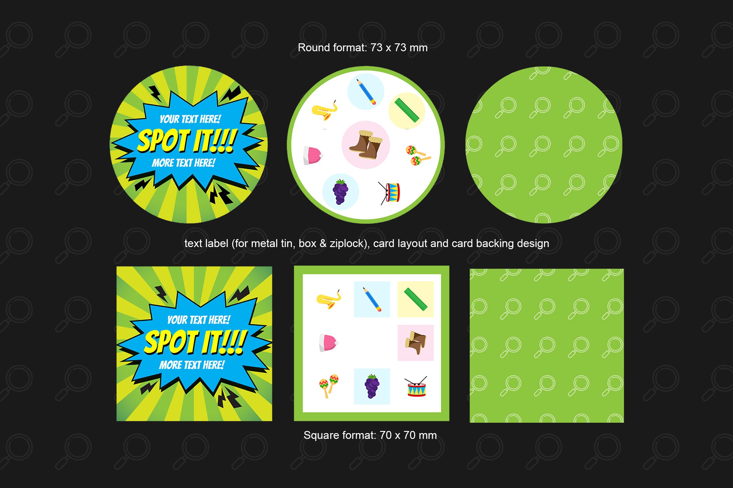 Spot It or Dobble Customise Game | Personalise Matching Activity | Seek ...