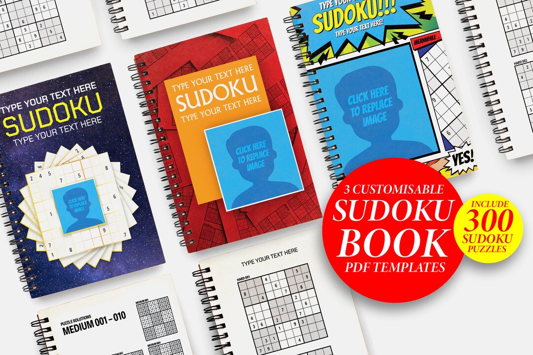 Sudoku Customisable Gift | Sudoku Personalise Template | Create Your ...