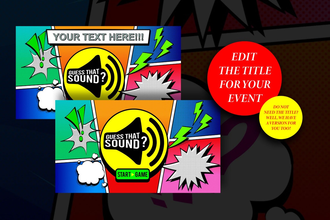 Guess That Sound | Powerpoint Game | Sound Quiz | Sound Game | Kids ...