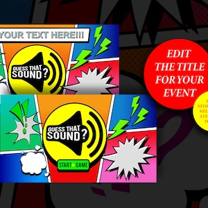 Guess That Sound | Powerpoint Game | Sound Quiz | Sound Game | Kids ...