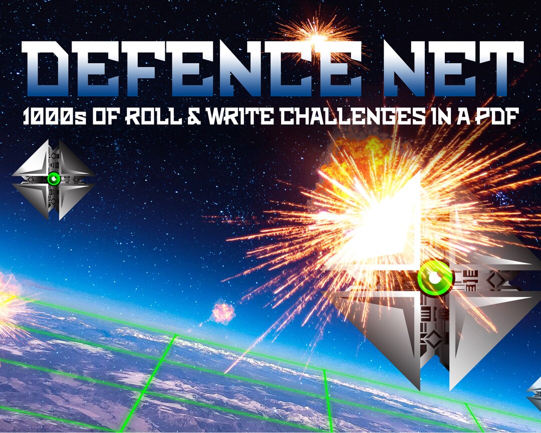 Defend Net Space Mission: Roll and Write Game (printable PDF) - Etsy