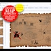 Wild West Treasure Hunt Map: DIY Kids Birthday Party Game (digital ...