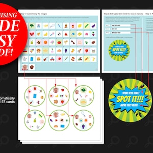 Spot It or Dobble Customise Game | Personalise Matching Activity | Seek ...