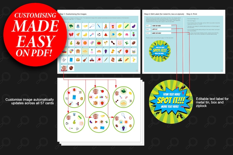 Spot It or Dobble Customise Game | Personalise Matching Activity | Seek ...