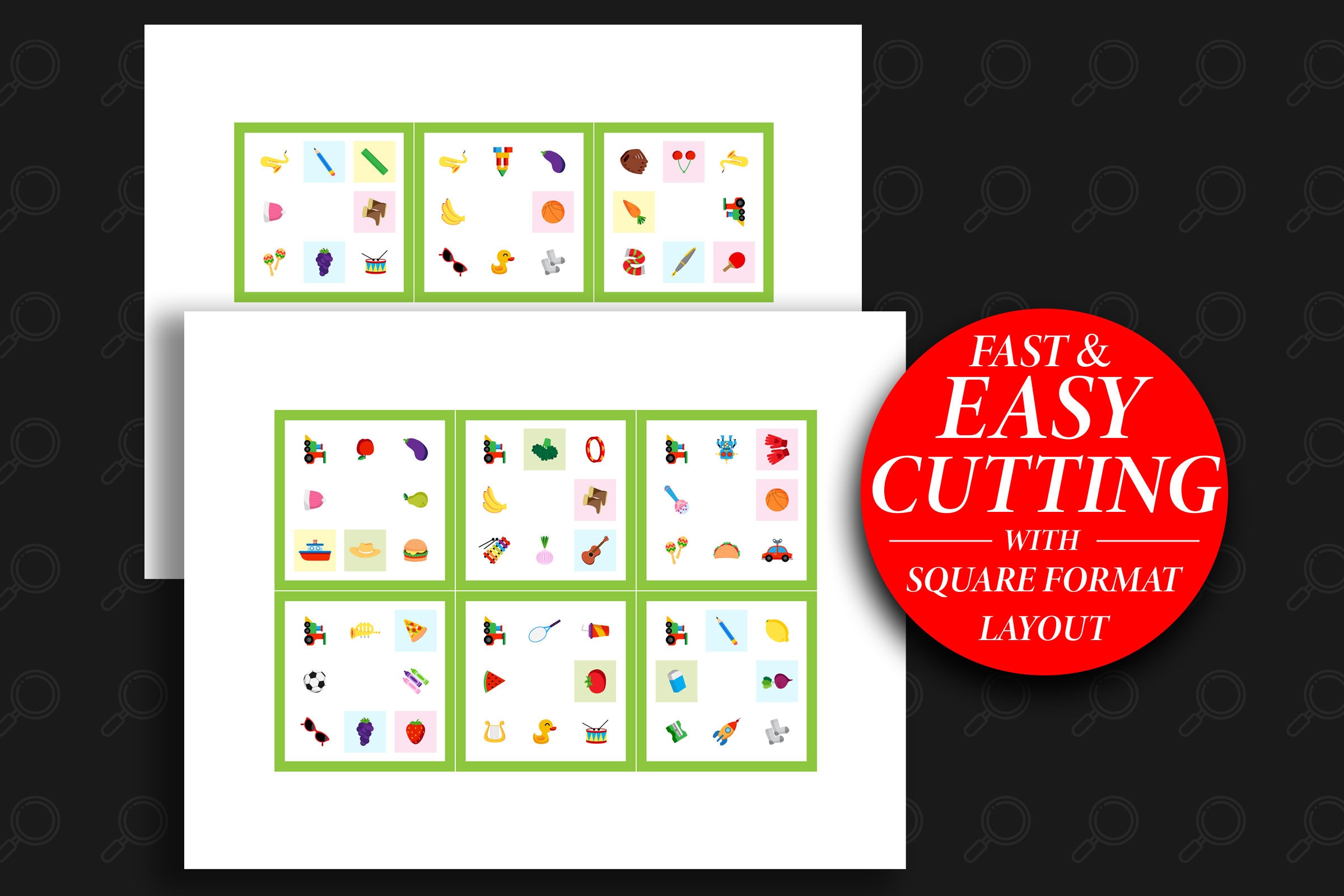 Spot It or Dobble Customise Game | Personalise Matching Activity | Seek ...