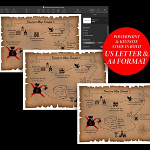 Wild West Treasure Hunt Map: DIY Kids Birthday Party Game (digital ...