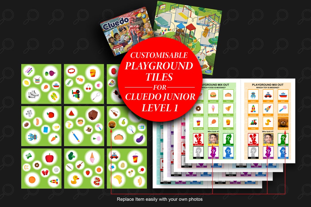 Cluedo Junior | Clue Jr 2023 Level 1 Template | Playground Mystery ...