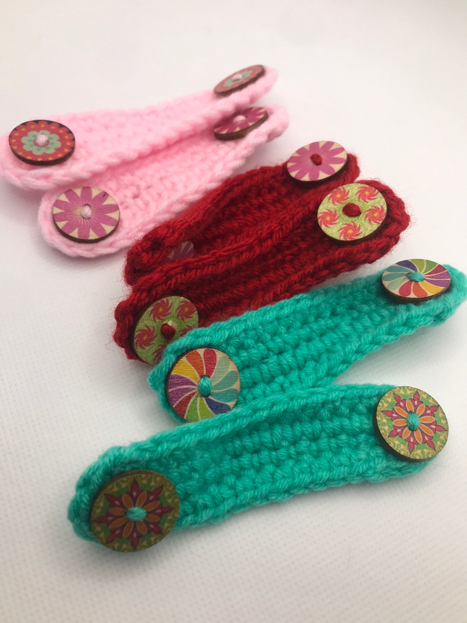 Crochet Ear Savers (set of 2) for Face Masks - Etsy