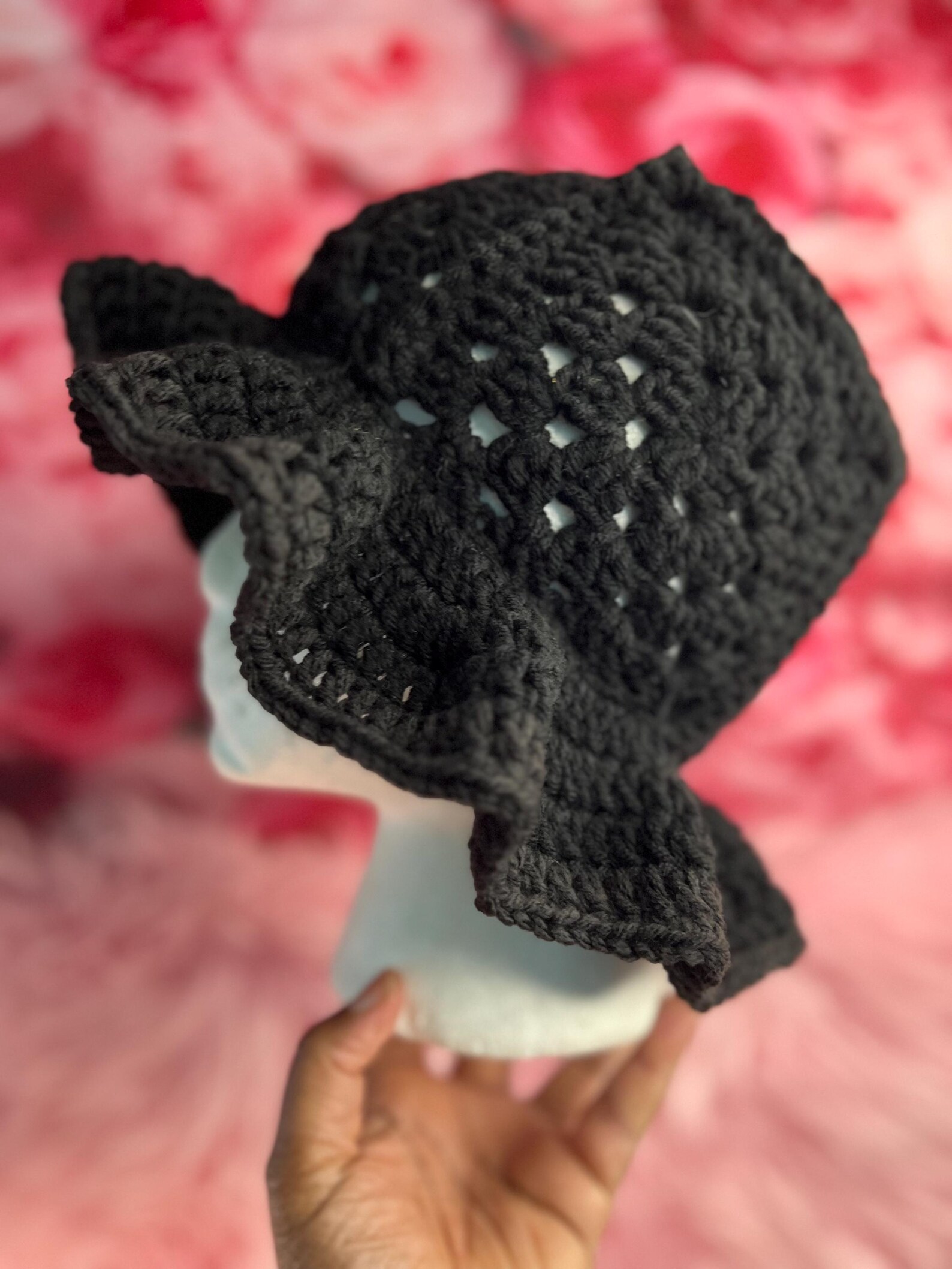 Granny Square Ruffle Bucket Hat - Etsy