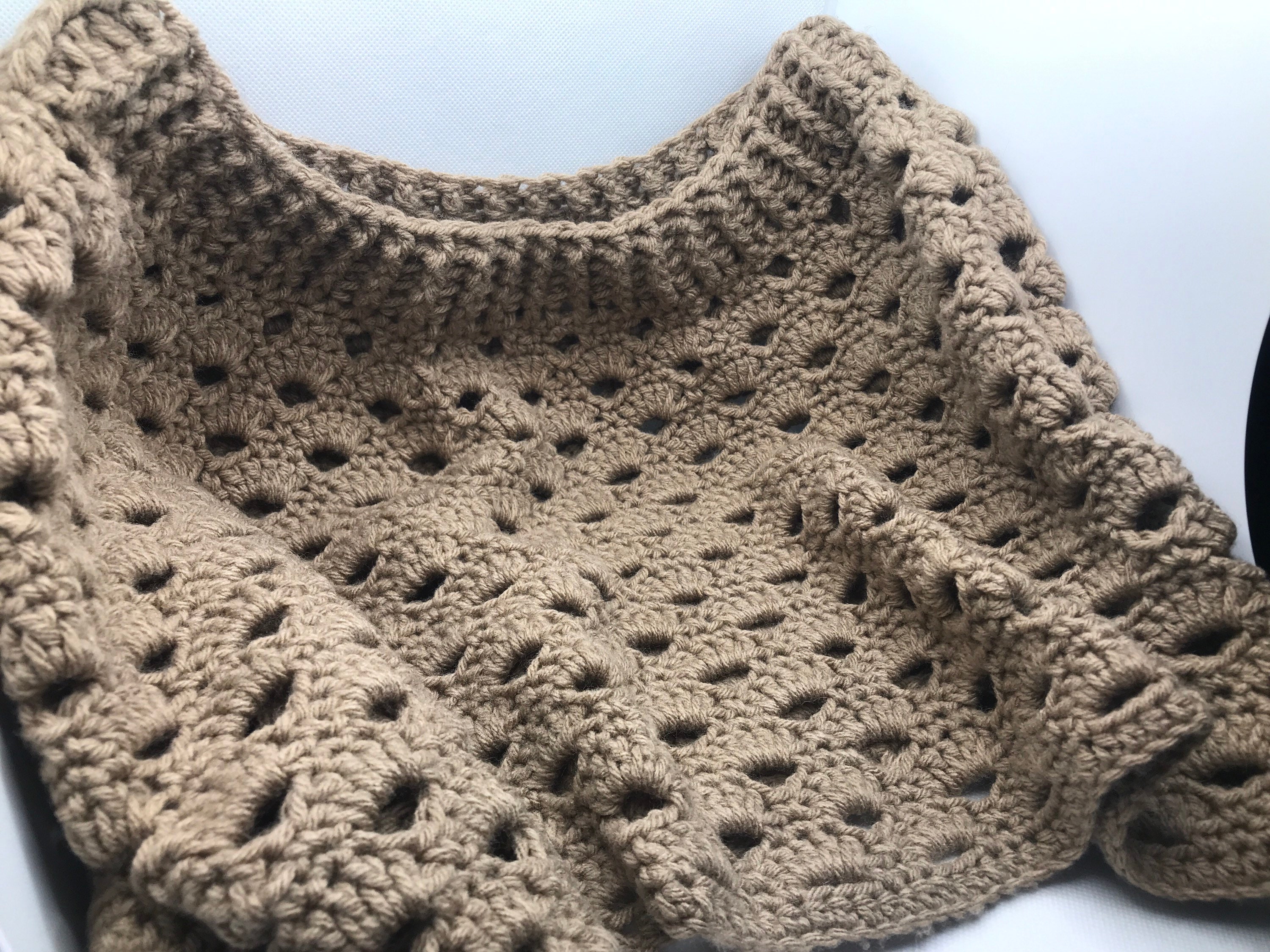 Crochet Shoulder Shrug Poncho for |small Petite Women Fashion | Warm ...