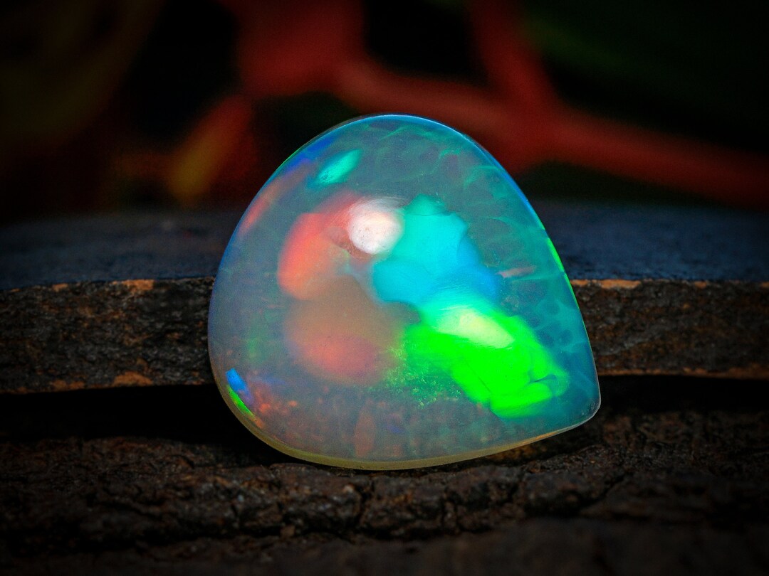Honeycomb Snack Pattern Welo Opal Cabochon, Crystal Opal, Fire Opal, 4. ...
