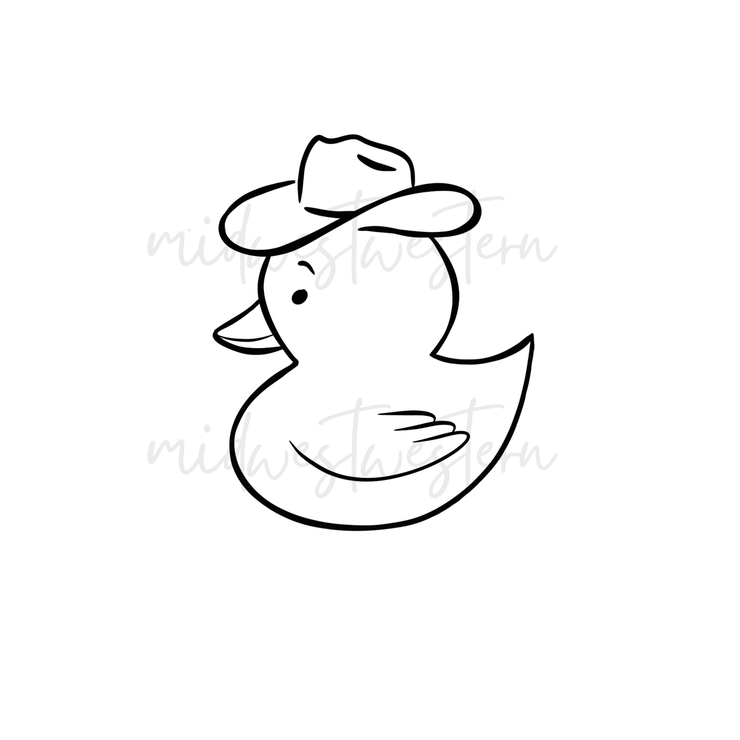 Cowboy Duck Png, Western Png, Cowboy Animal Png, Cowboy Farm Animal ...