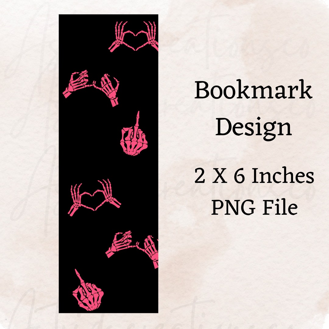 Pink Skeleton Hand PNG, Spooky Png, Grungy Png, Bookmark Png, Bookmark ...