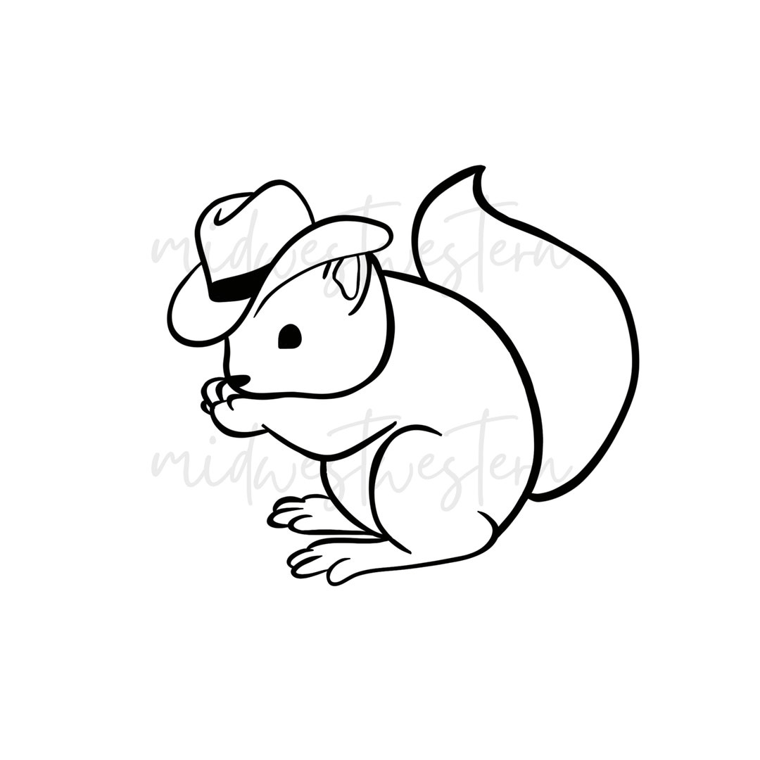 Cowboy Squirrel Png, Western Png, Squirrel With a Cowboy Hat, Shirt ...