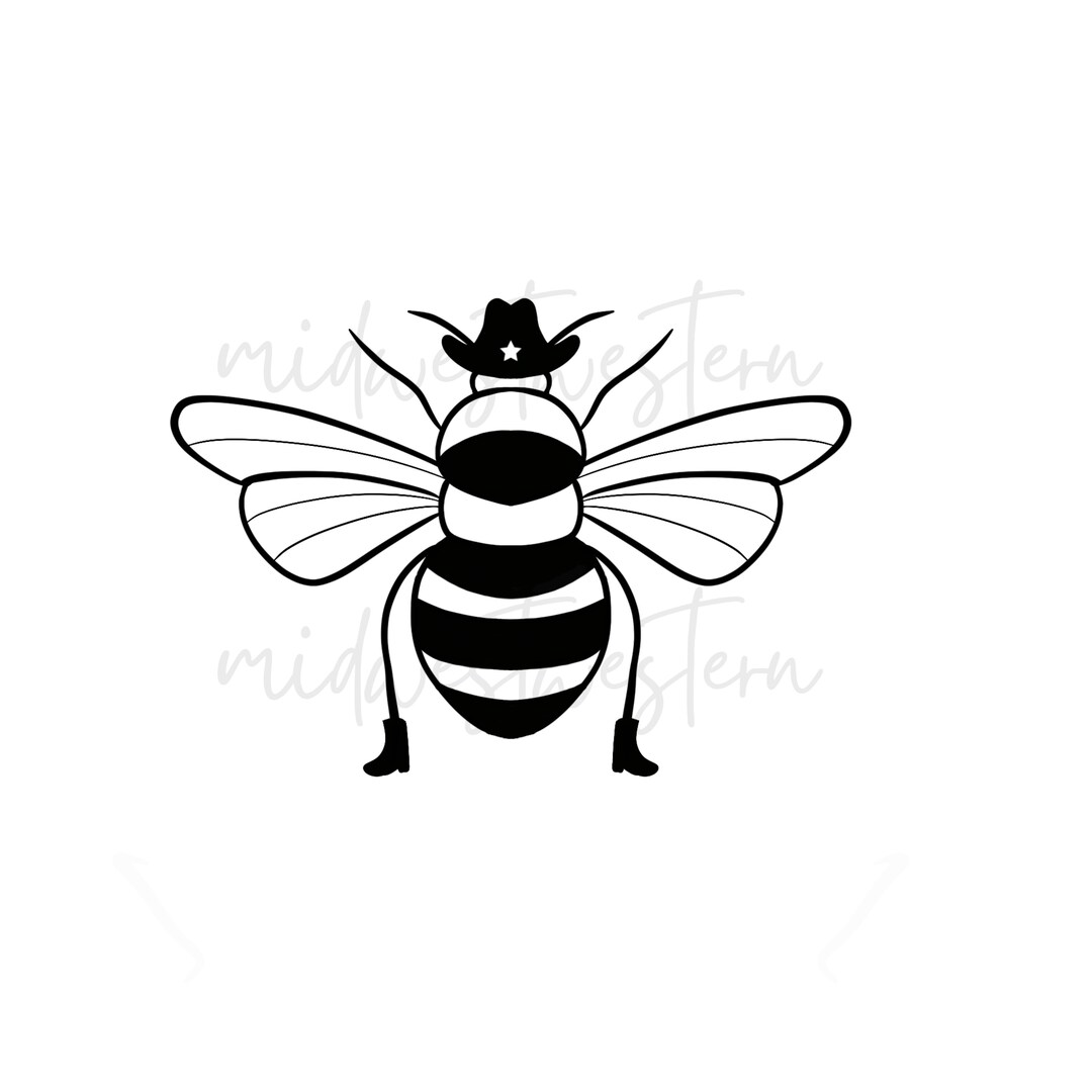 Cowboy Bee Png ,western Png, Cowboy Png, Cowboy Design, Western Design ...