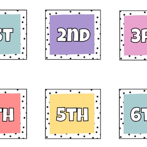 Pastel Dot Calendar 2024 - Etsy