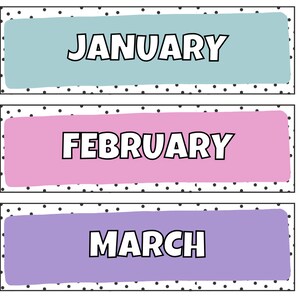 Pastel Dot Calendar 2024 - Etsy