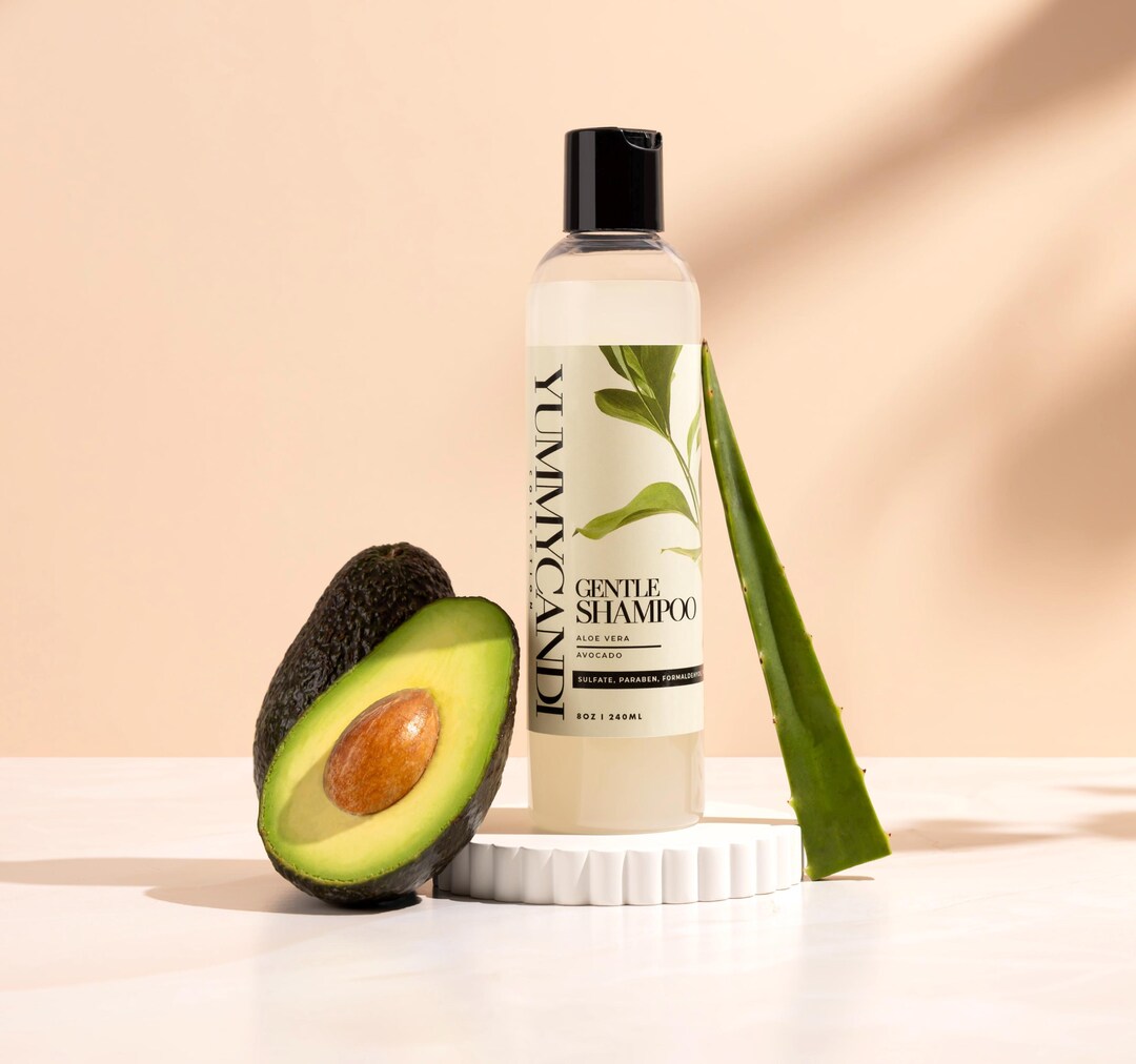 Aloe and Avocado Gentle Herbal Shampoo - Etsy