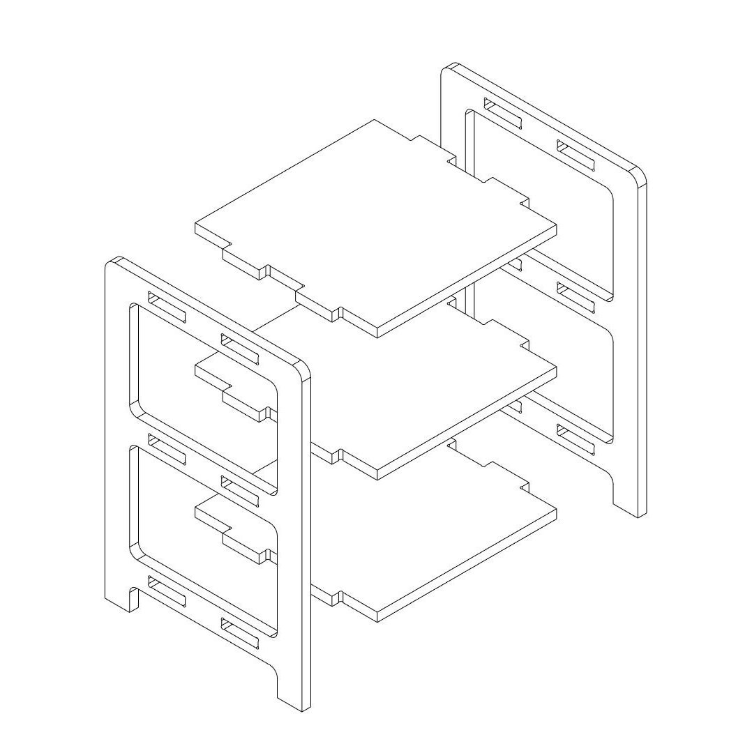 CNC Side Table Furniture. SVG and DXF Format. Digital Plans - Etsy ...
