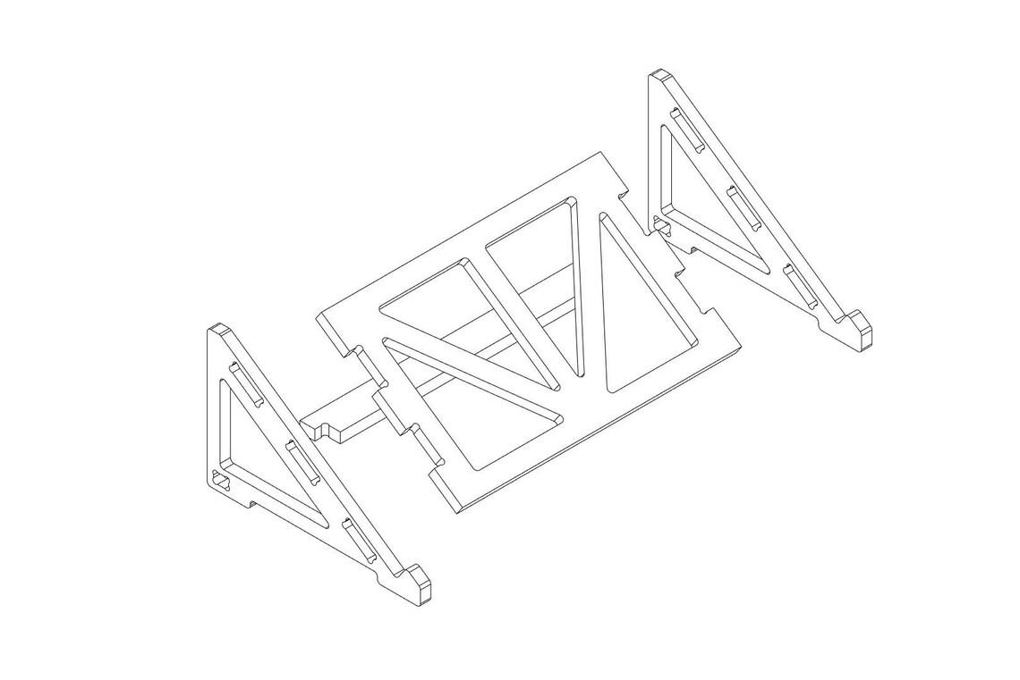 CNC Laptop Stand Furniture. SVG and DXF Format. Digital Plans - Etsy
