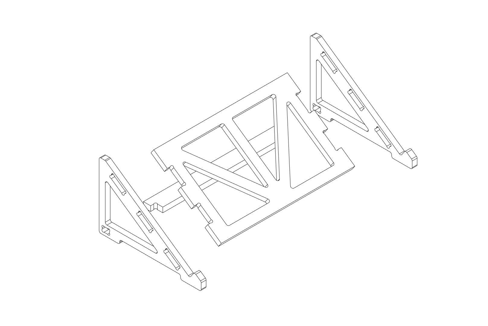 CNC Laptop Stand Furniture. SVG and DXF Format. Digital Plans - Etsy