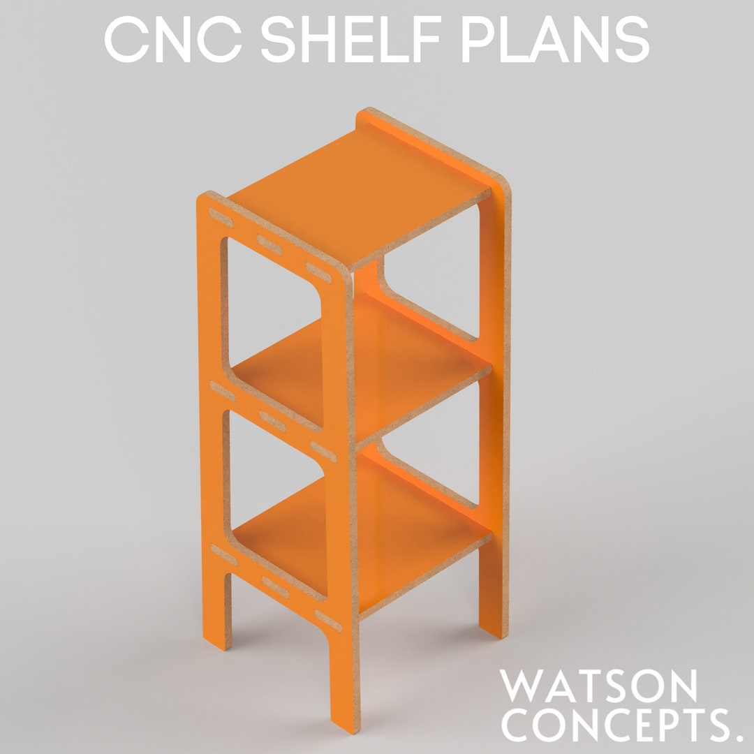 CNC Shelf Furniture. SVG and DXF Format. Digital Plans - Etsy