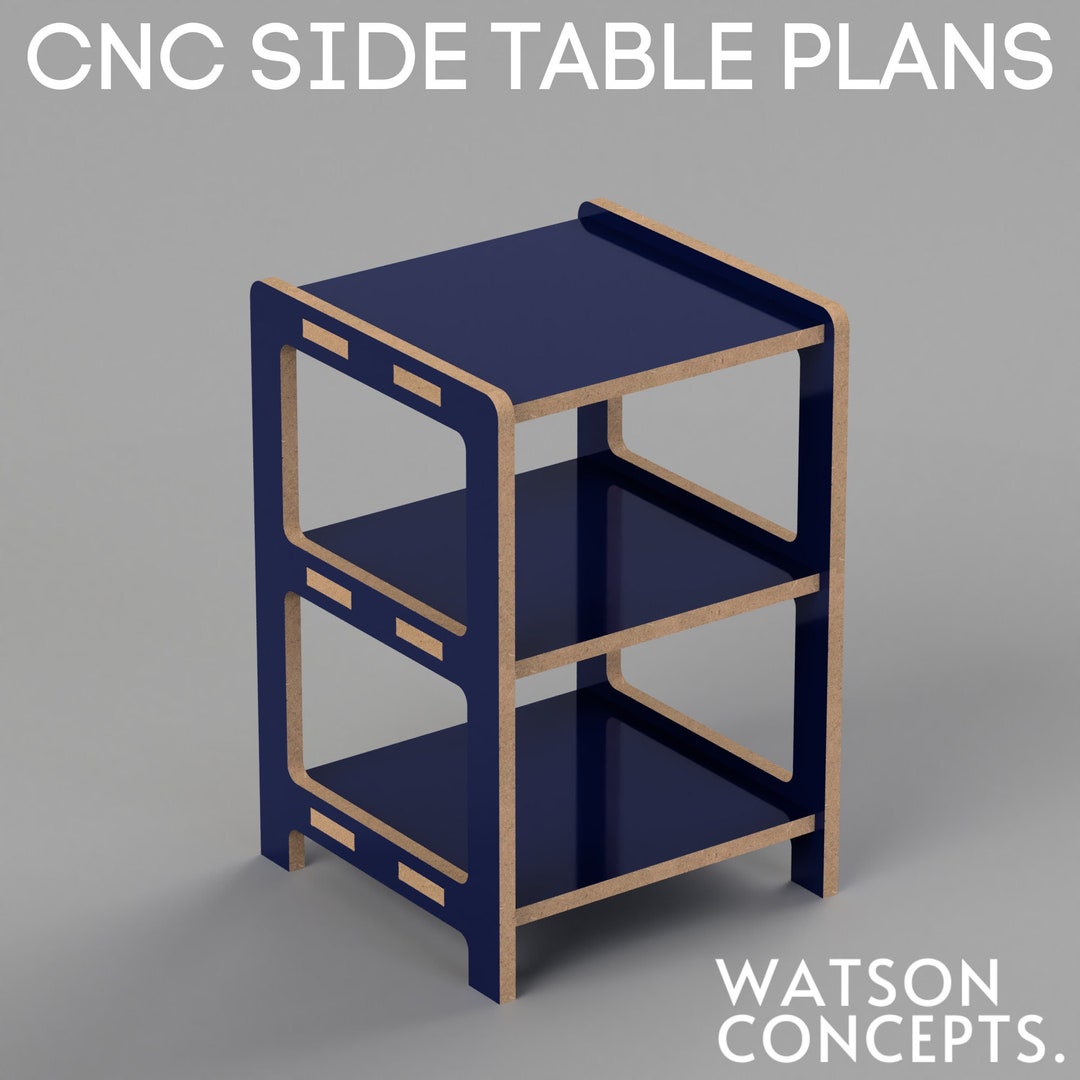 CNC Side Table Furniture. SVG and DXF Format. Digital Plans Download ...