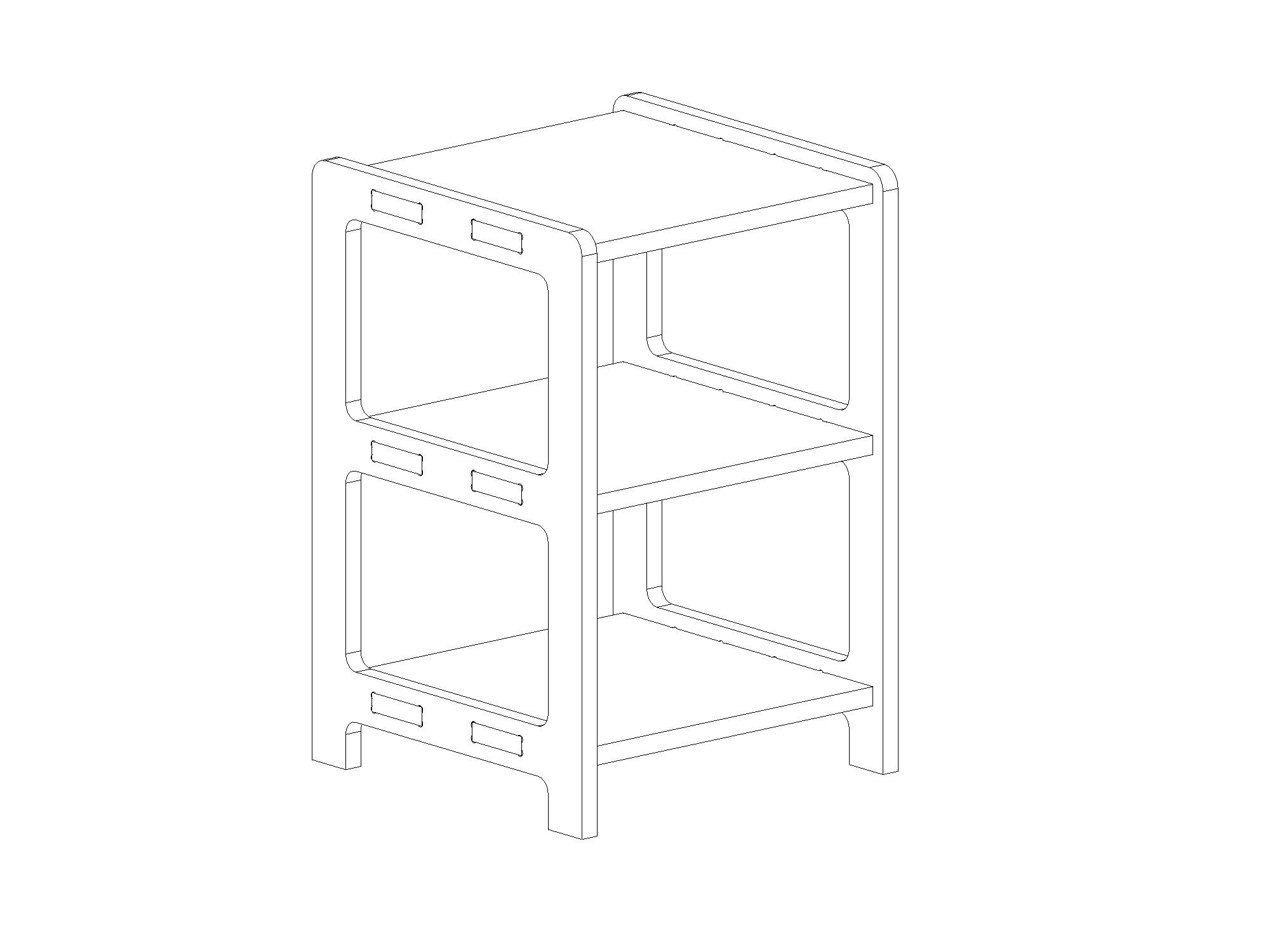 CNC Side Table Furniture. SVG and DXF Format. Digital Plans Download ...