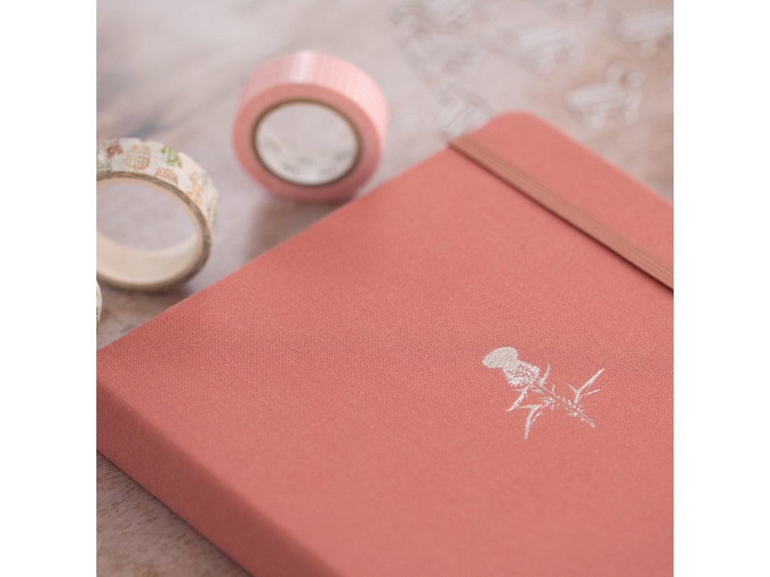 Light Pink B5 White Paper DOT-GRID Notebook, Ultra-thick 160gsm Dotted ...