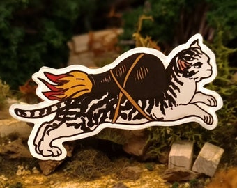 Rocket Cat Vs Knight Riding Slug Medieval Marginalia Hard - Etsy