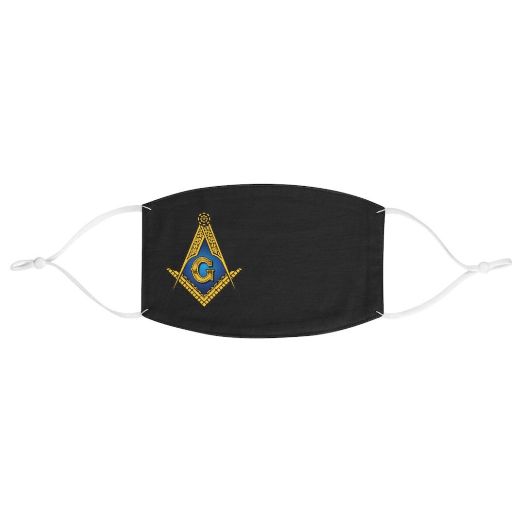 Freemasonry / Masonic Lodge / Masonry / Free Mason Logo Back Face Mask ...