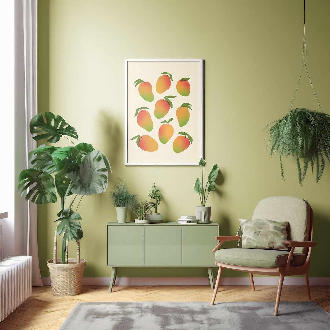 Mango Wall Art Print (downloadable) Poster Art for Kitchen, Dining Room ...
