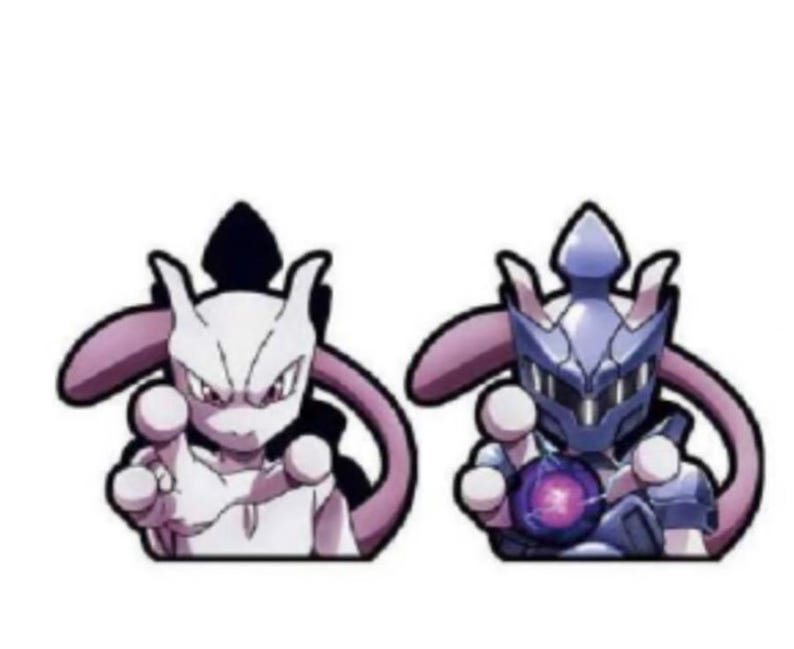 Pokemon Armored Mewtwo Decal - Etsy