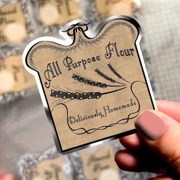 Flour Label - Etsy