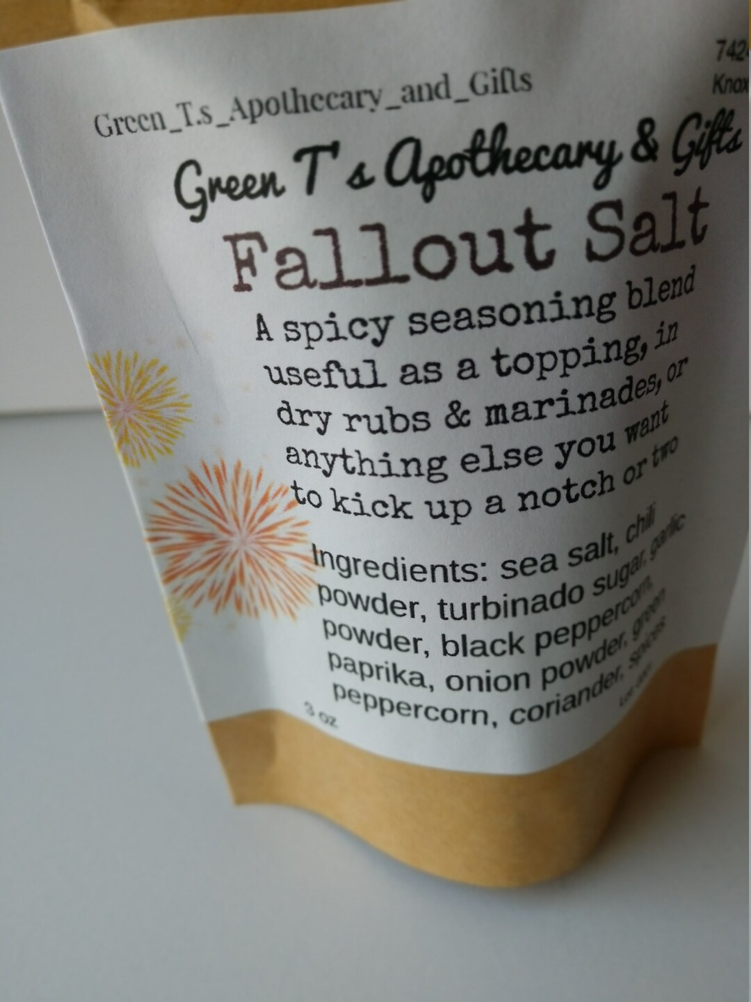 Fallout Salt Seasoning Salt Dry Rub Spicy Rub Spicy Salt - Etsy