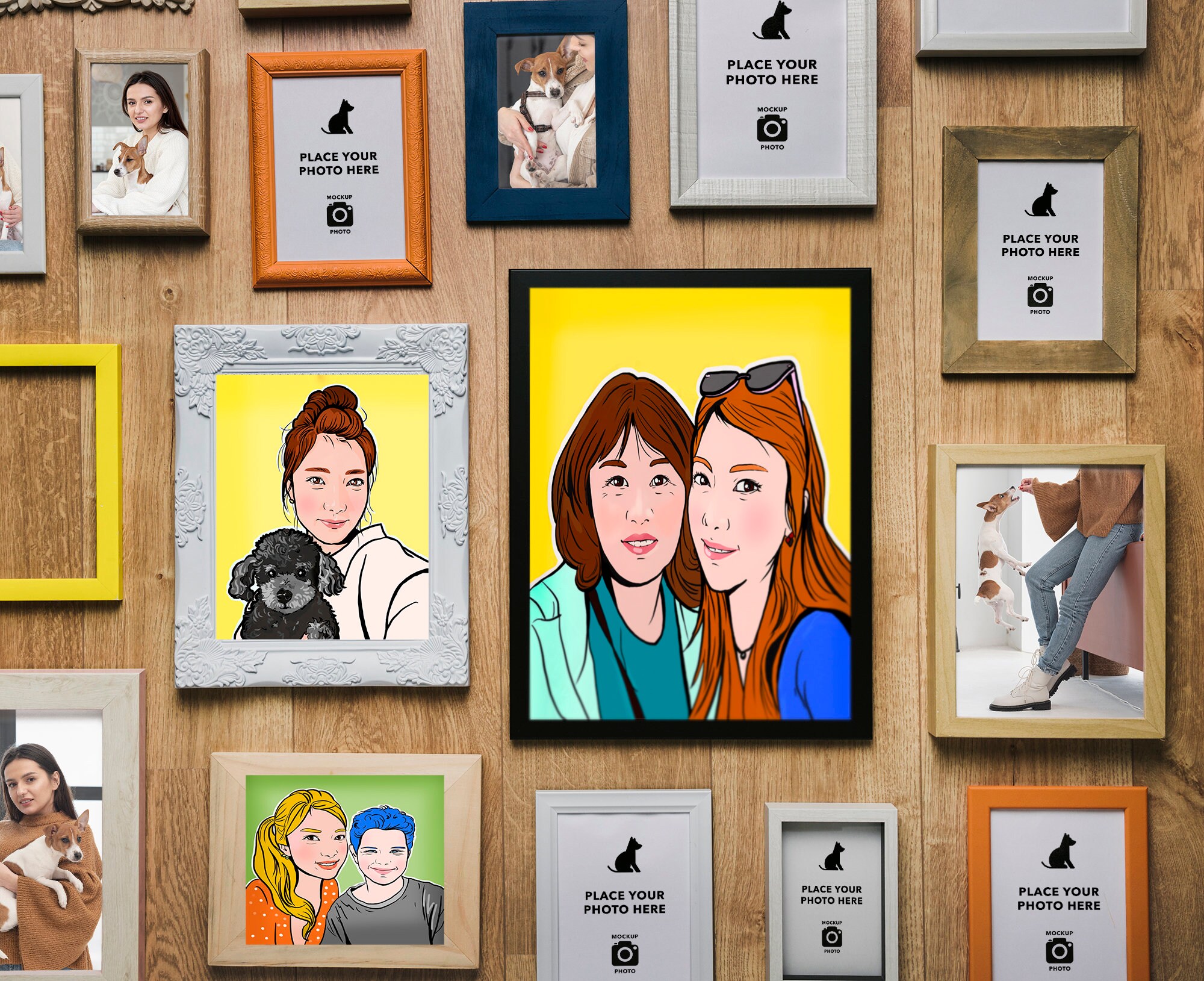 Pop Art Portrait, Custom Portrait Poster, Pop Art Print,custom Portrait ...