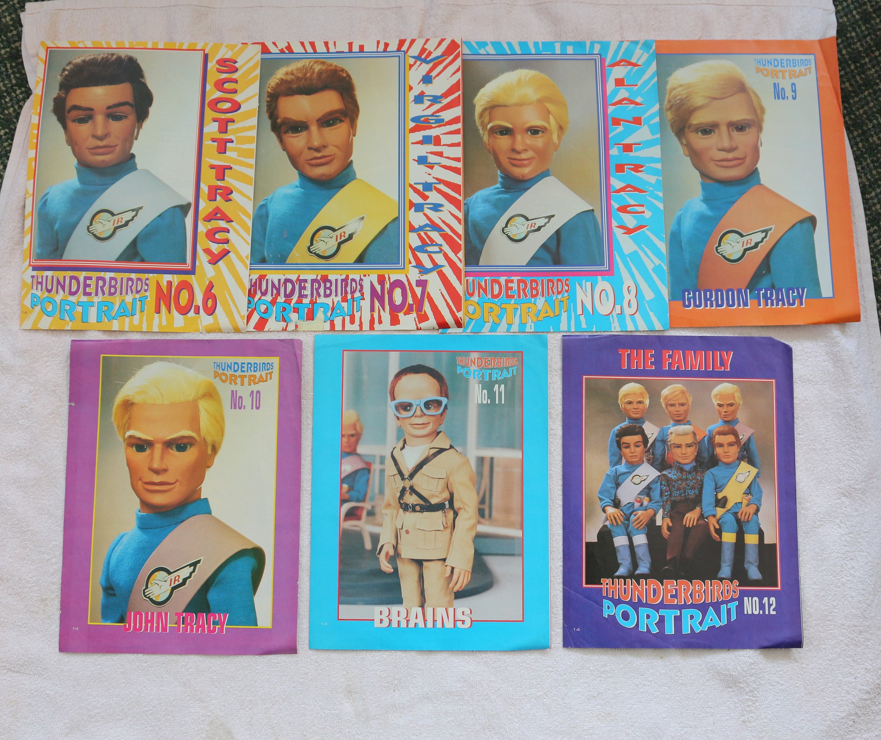 28 Pages of 4 X A4 Gerry Anderson Comics, Thunderbirds, Spectrum Capt ...